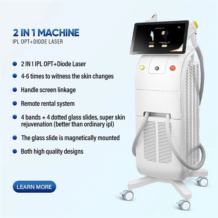 China Professional IPL Skin Rejuvenation And Diode Laser Hair Removal ...